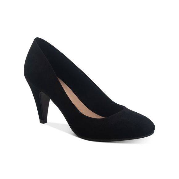 Sun + Stone | Shoes | Sun Stone Womens Black Felix Round Toe Cone Heel ...